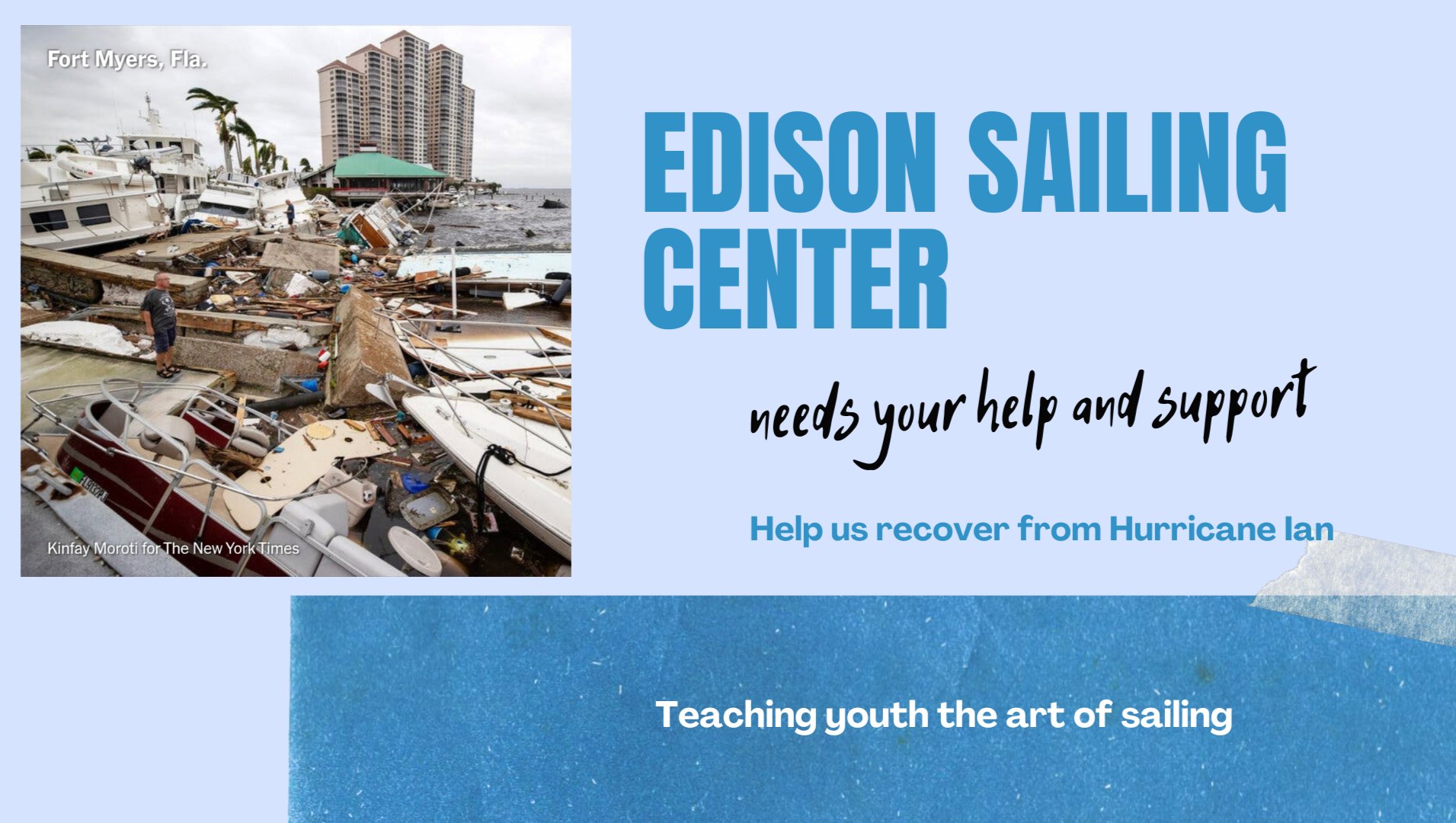 Fundraiser by Travis Maier : Help Edison Sailing Center Rebuild