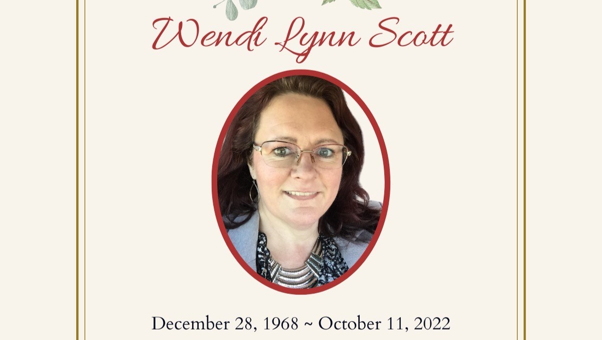Fundraiser for Rowdy Scott by Mike Martin : Wendi - cherished wife of ...