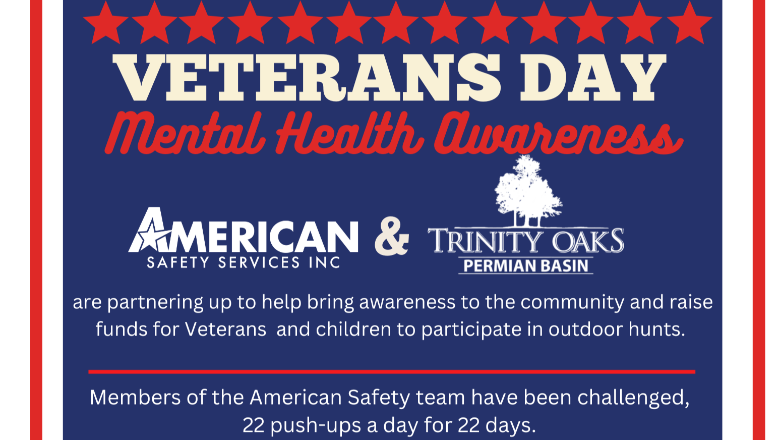 Fundraiser for Andrew Talley by American Safety : 22 Push-Up Challenge ...