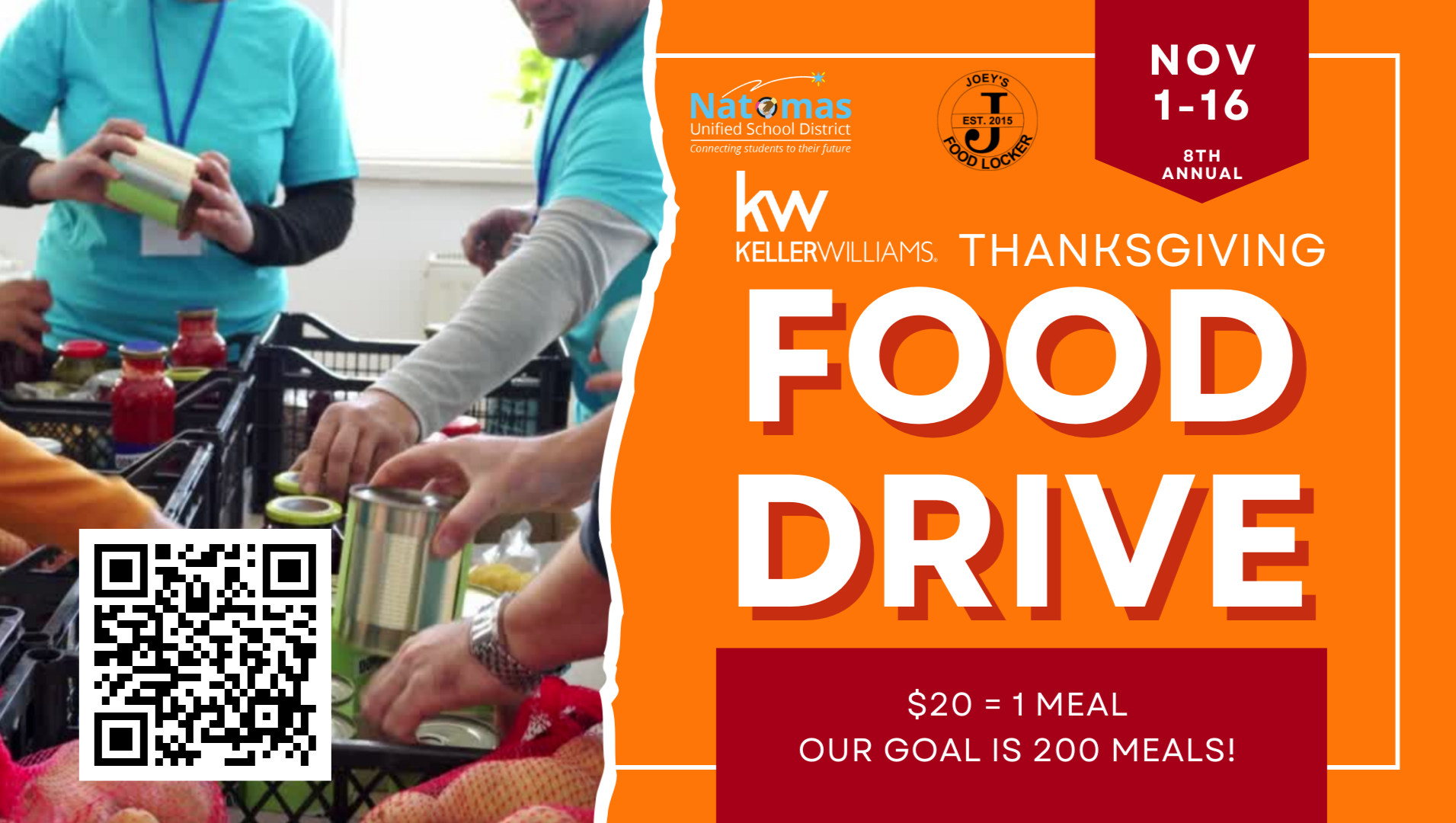 Fundraiser by Keller Williams : 8th Annual Keller Williams Turkey Drive