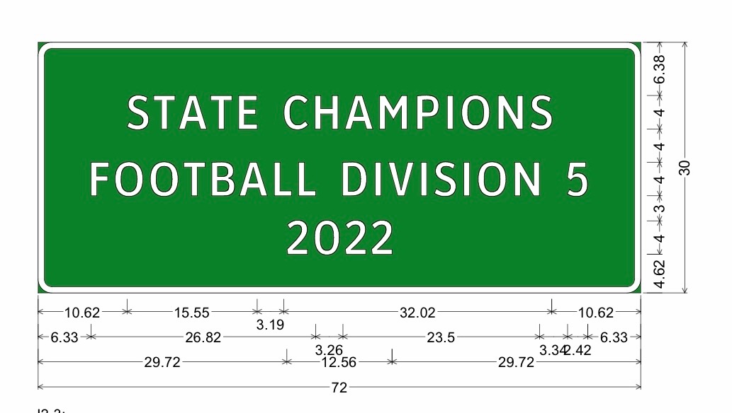 Fundraiser by Jeff Kaleto : 2022 Gladwin Football Championship Signs