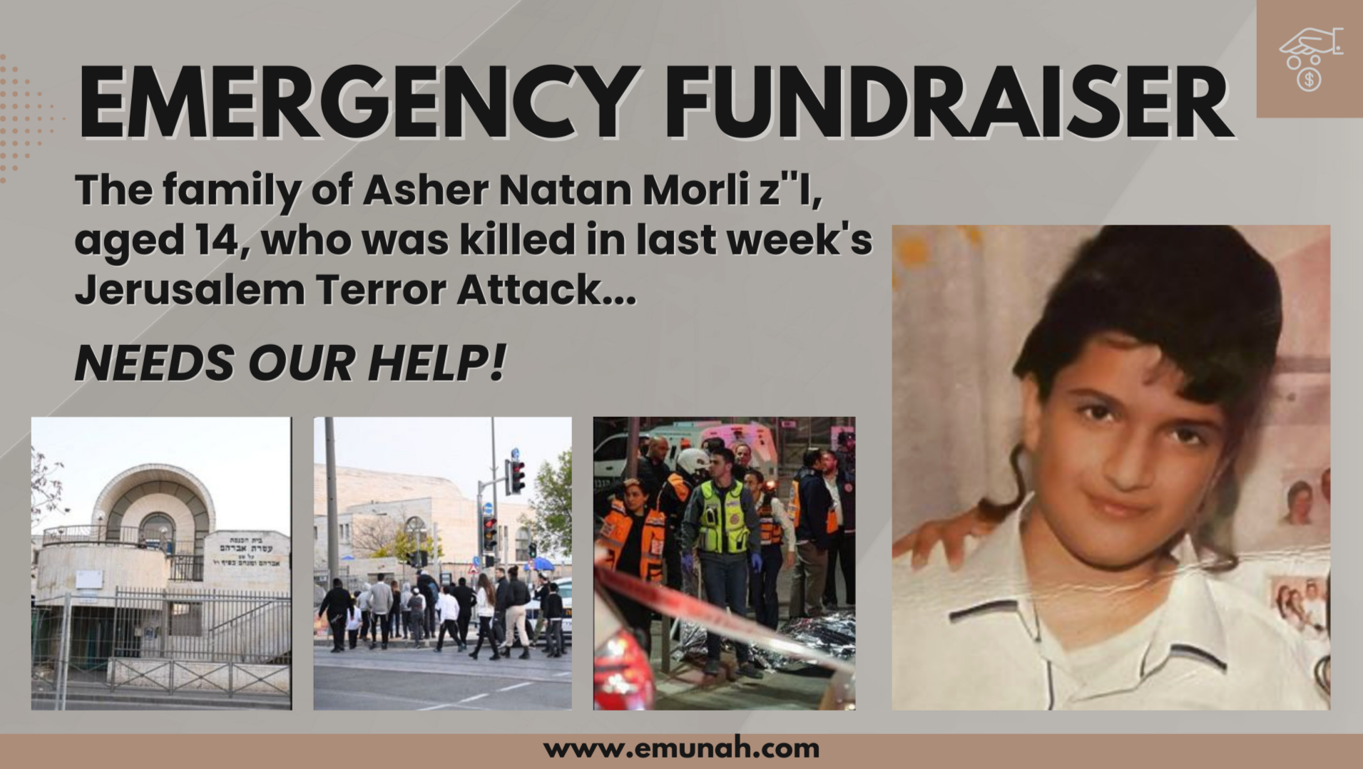 Fundraiser by Dror Moshe Cassouto : Family in Jerusalem Terror Attack ...