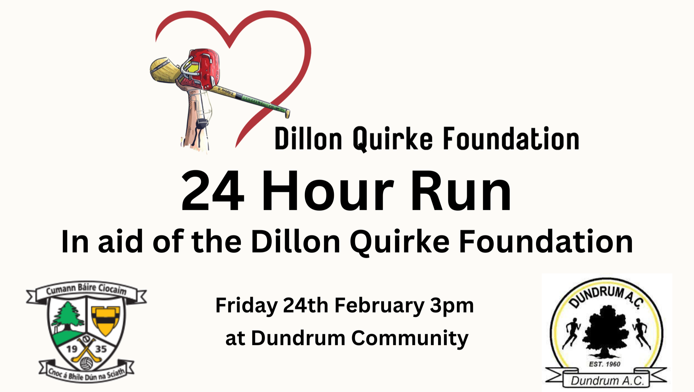 Fundraiser by Paul O Dwyer : 24-Hour Run in aid of Dillon Quirke Foundation
