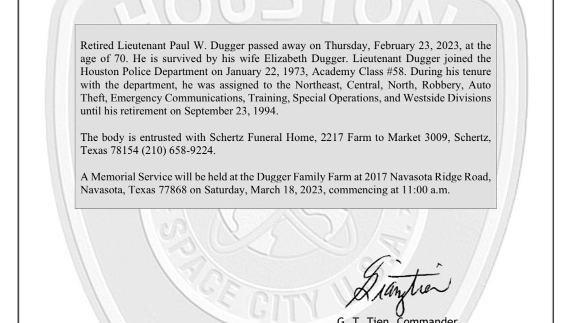 Fundraiser for Elizabeth Dugger by David Dugger : In memory of Paul Dugger