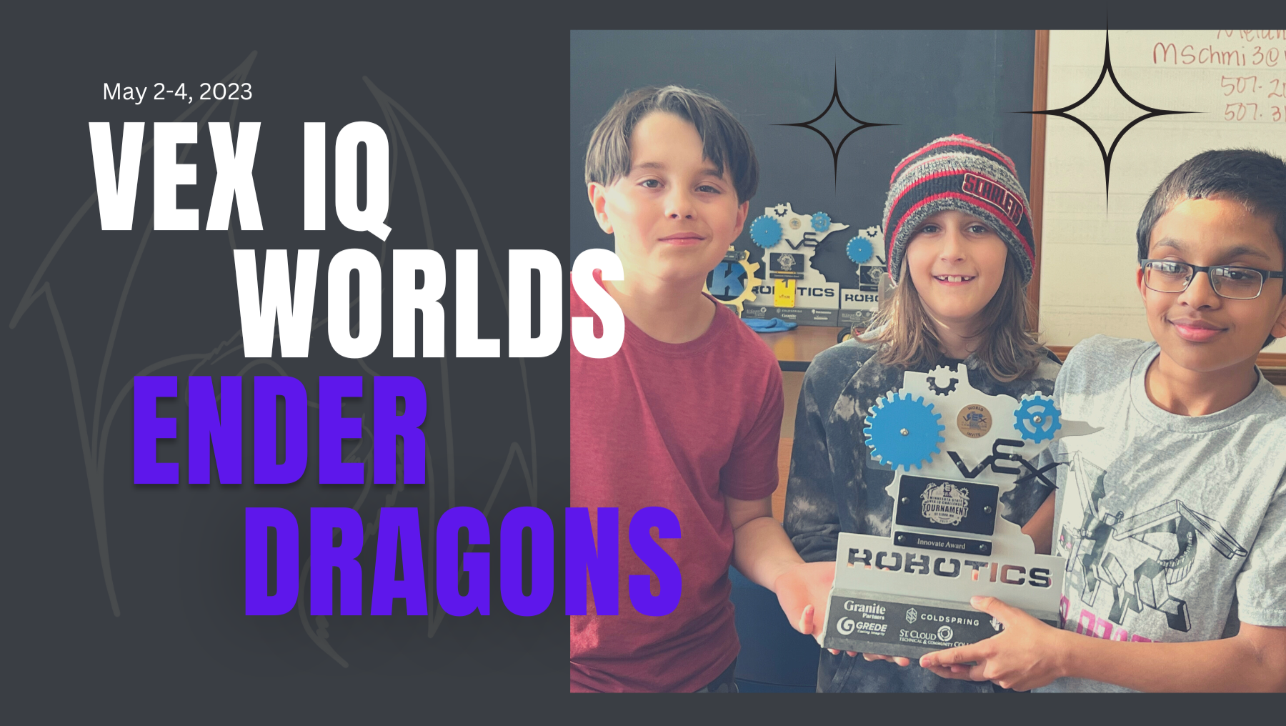 Fundraiser by Lori Wollmuth : Mankato VEX IQ Robotics Team Ender Dragons