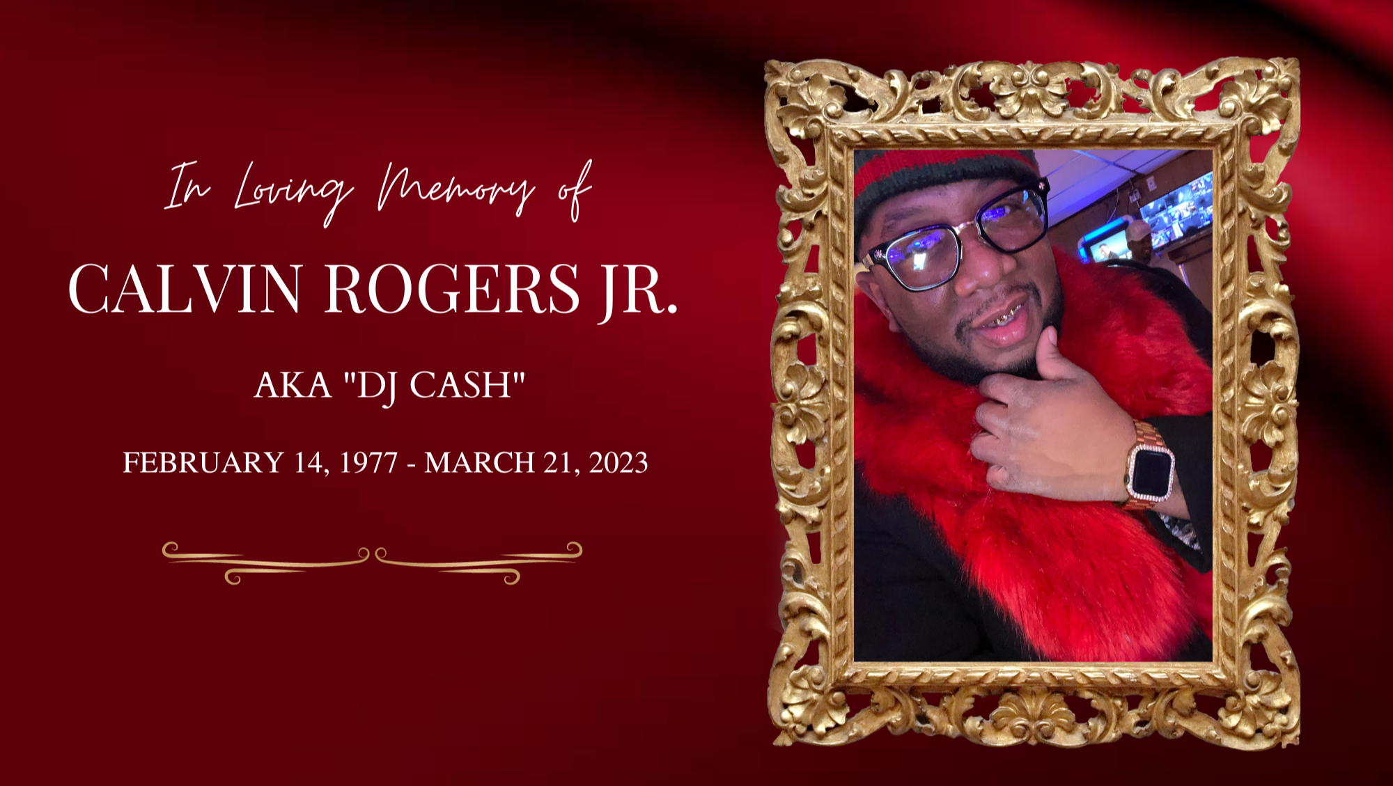 Fundraiser by Wanetta Coleman : Help Pay Tribute to Calvin Rogers Jr ...
