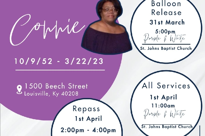 Fundraiser by Charlotte Tolbert : In Memory of Mrs. Connie Hobbs ...