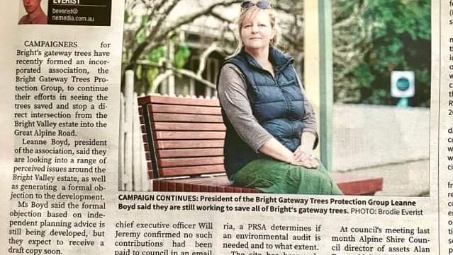 Fundraiser by Leanne Whitely : Save The Gateway Trees Bright ( Bright’s ...