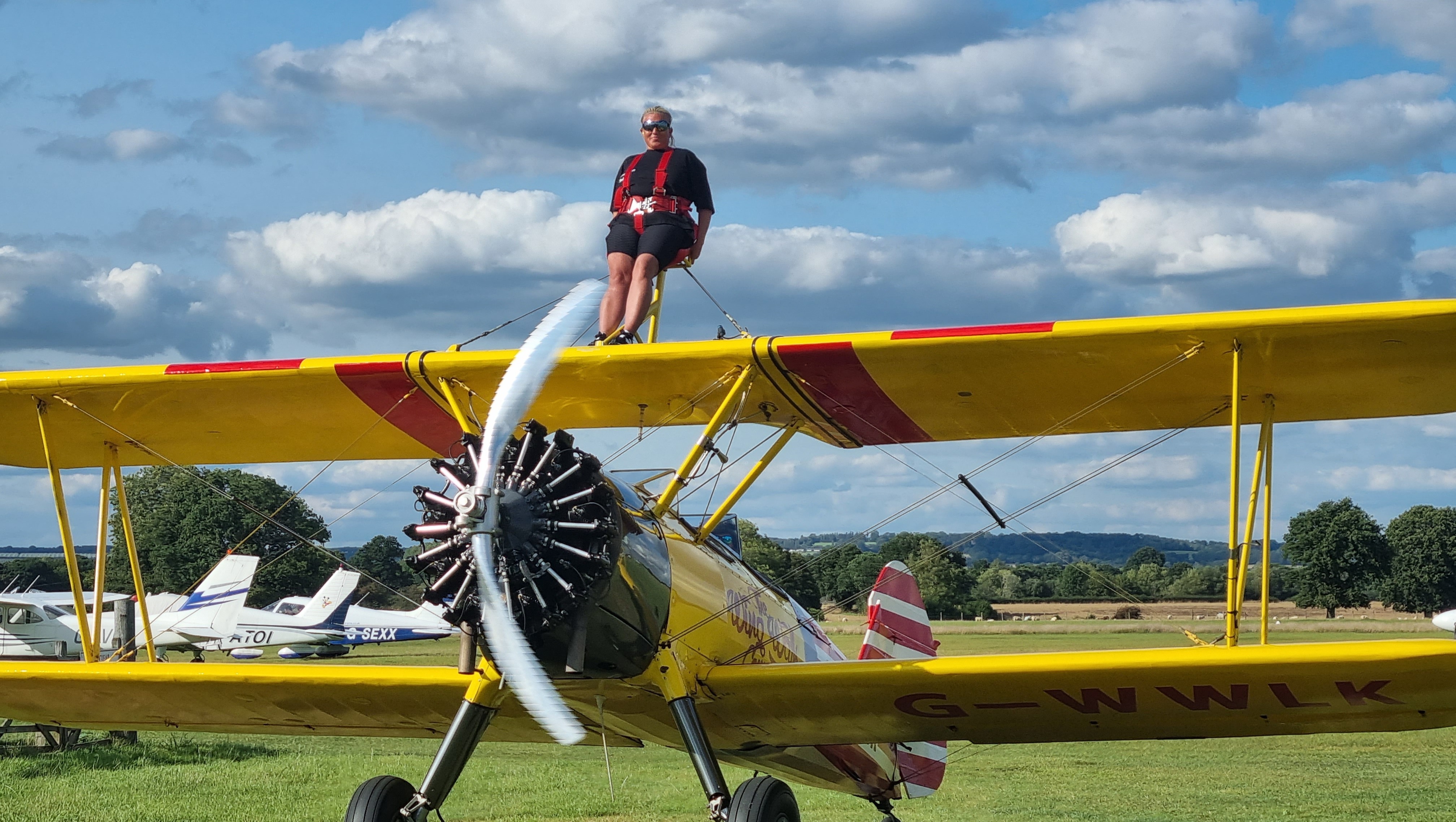 Fundraiser by Madeline Chainey : Becky's Wing Walk Success!
