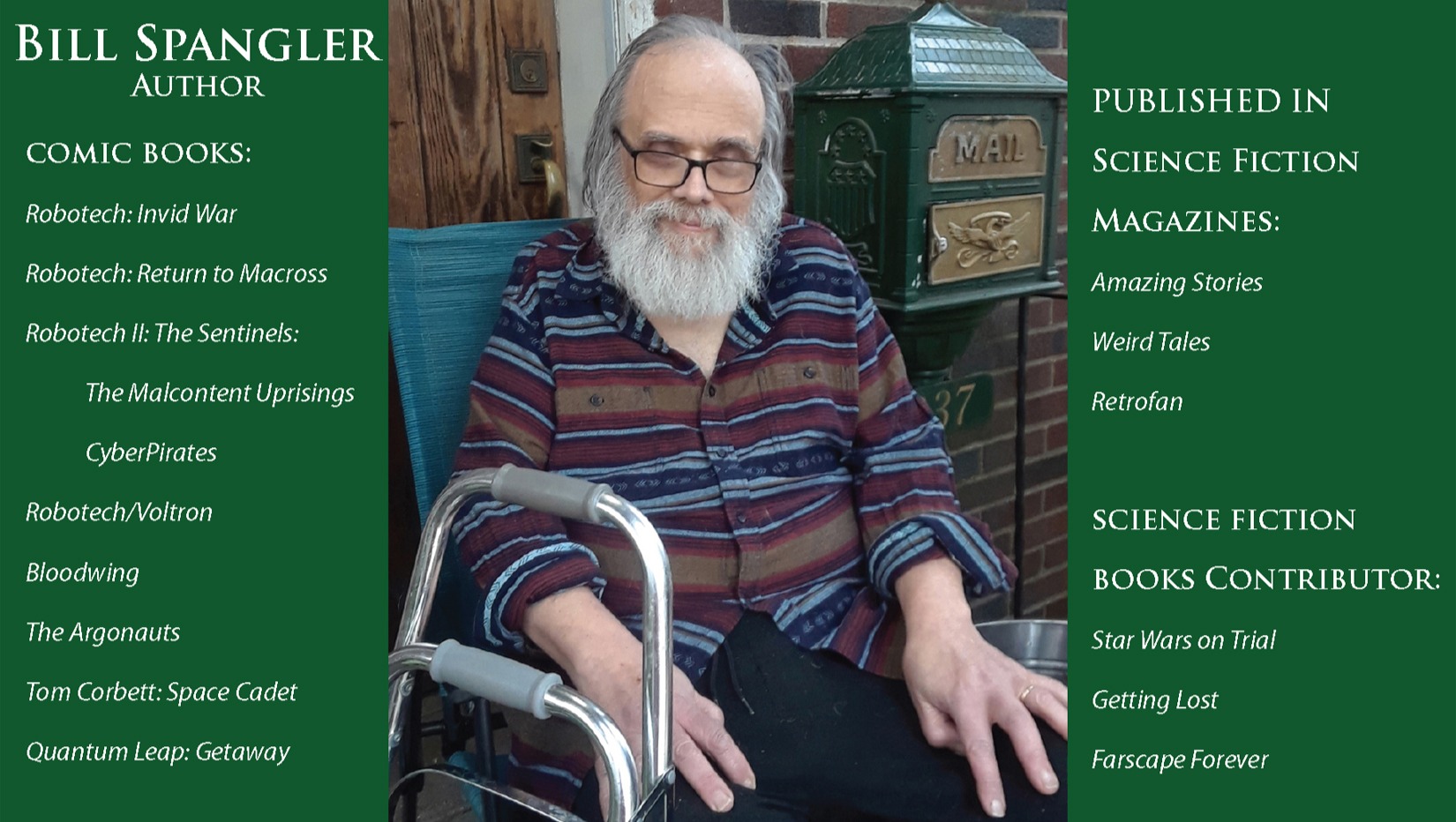 Fundraiser for Joyce And Bill Spangler by Maureen Pierce : Help beloved author Bill Spangler