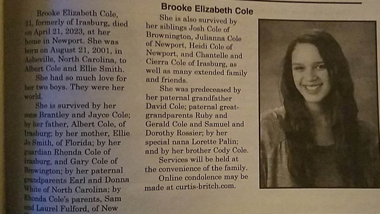 Fundraiser by Rhonda Cole : Brooke Cole