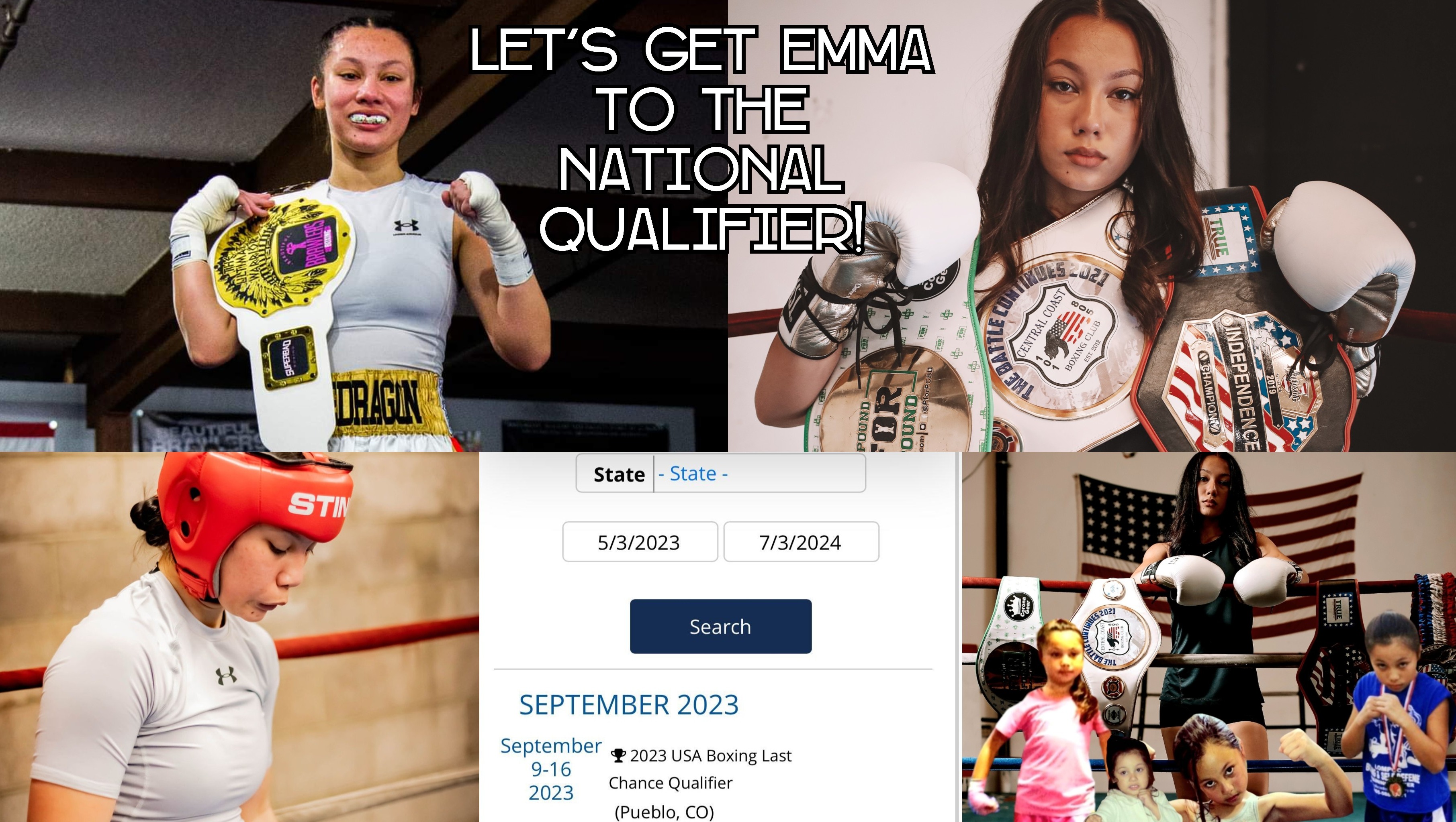 Fundraiser by Utai Nayanet : Send Emma to the USA Boxing's National ...