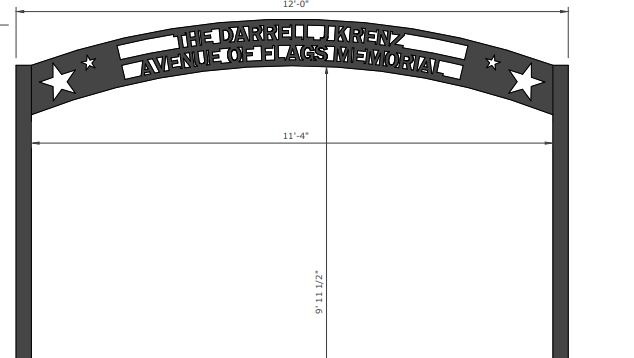 Fundraiser by Nathan Weier : The Darrell J Krenz Avenue of Flags ...