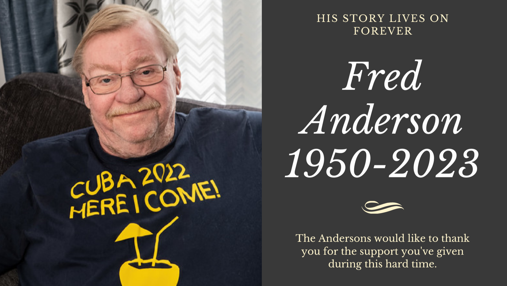 Fundraiser by Greg Anderson : In Loving Memory of Fred Anderson