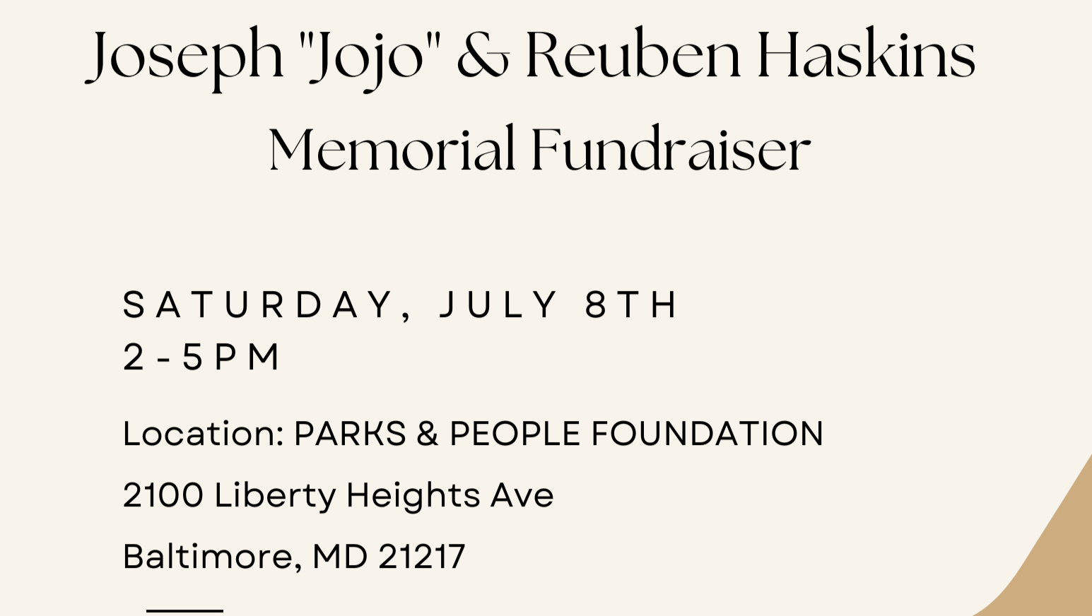 Fundraiser for Deborah Haskins by JOY HASKINS : Joseph "Jojo" & Reuben ...