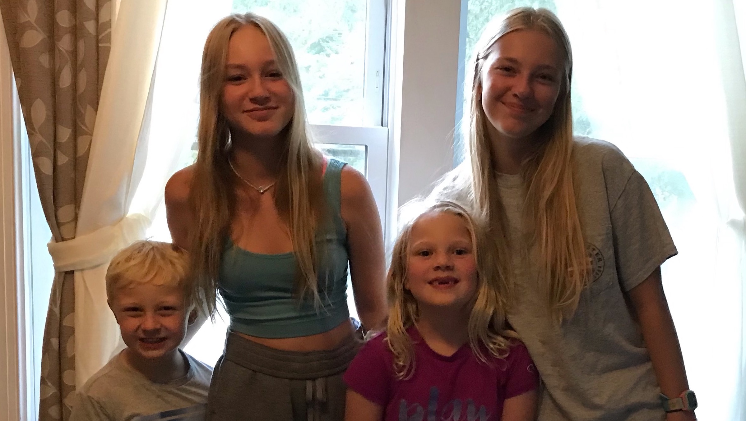 Fundraiser for Krista Wade by Kelly Miller : Aaron Lins and his 4 children.