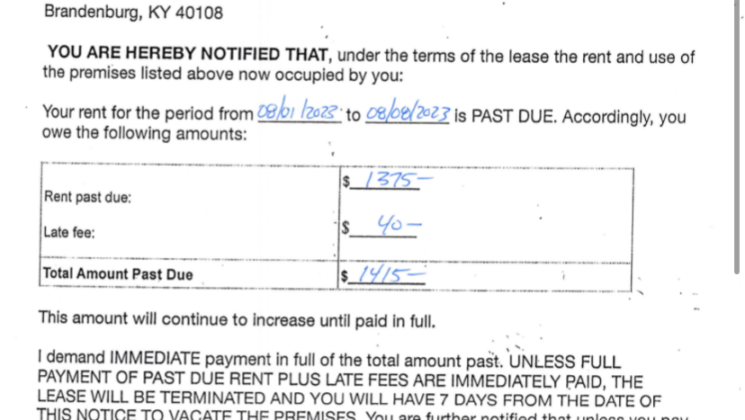 Spendenkampagne von Sierra Justis: Rent, bills