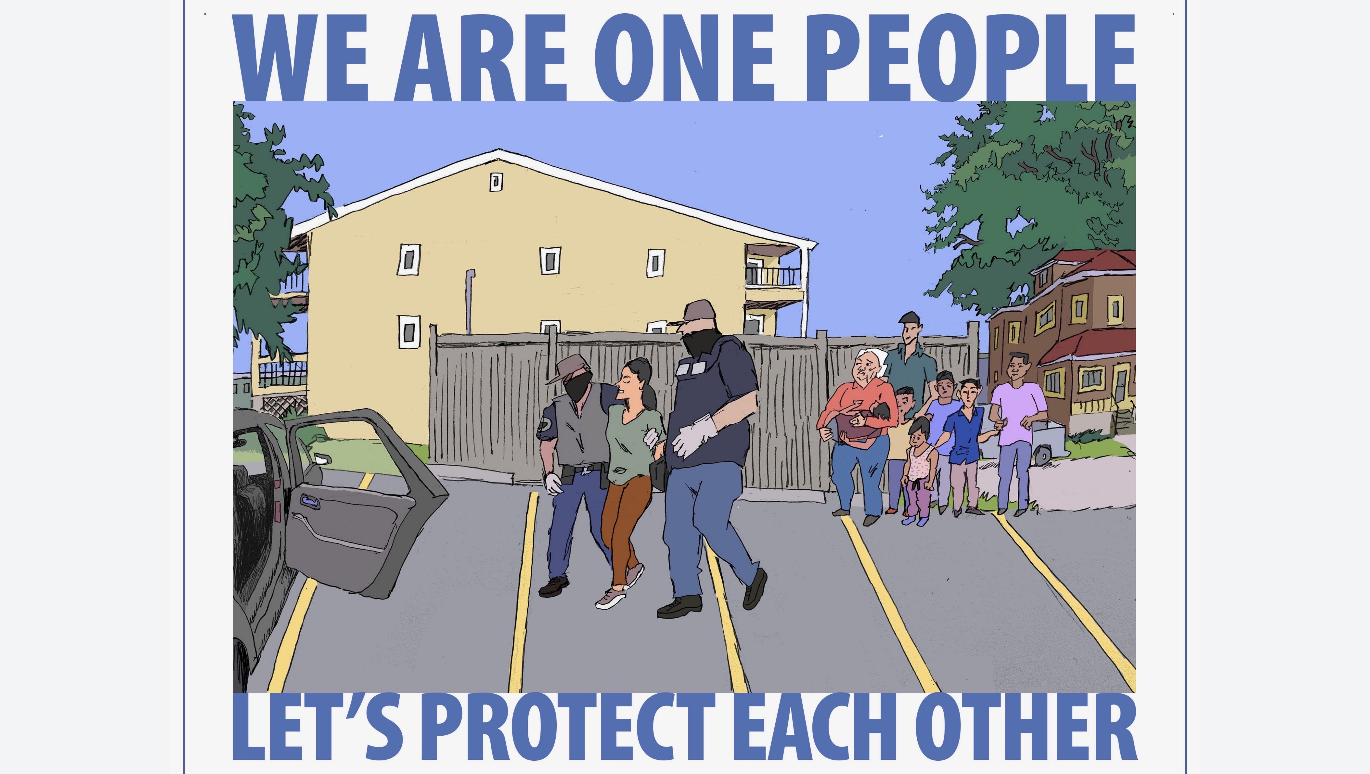 Fundraiser for Latinx In Action by Cynthia Bargar : THE BORDER IS HERE ...