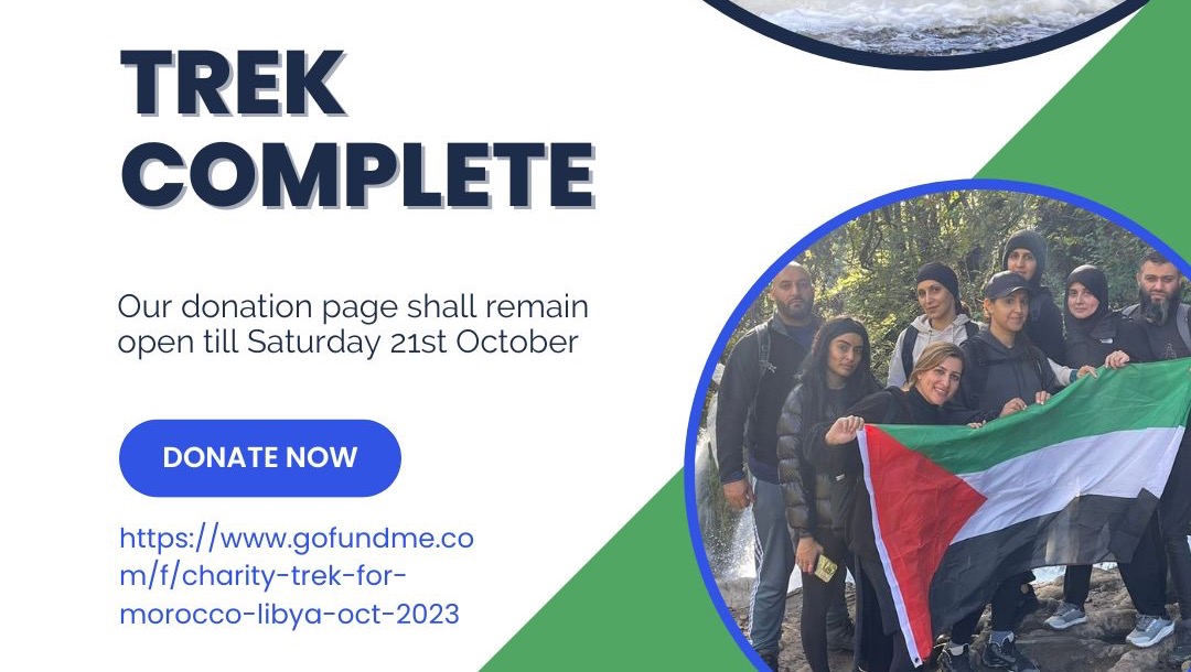 Fundraiser by Selma Nawaz : Charity Trek for Morocco & Libya - Oct, 2023