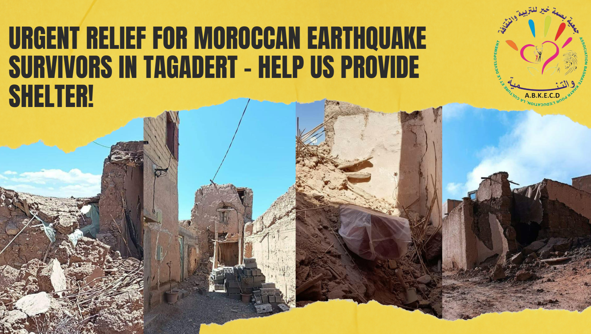 Fundraiser by Arabella Robbins : Moroccan Earthquake Relief - Shelter ...