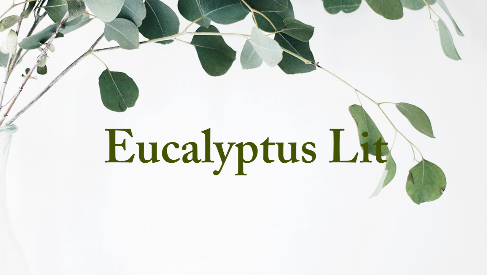 Fundraiser by Eucalyptus Lit : Donate to support the literary community