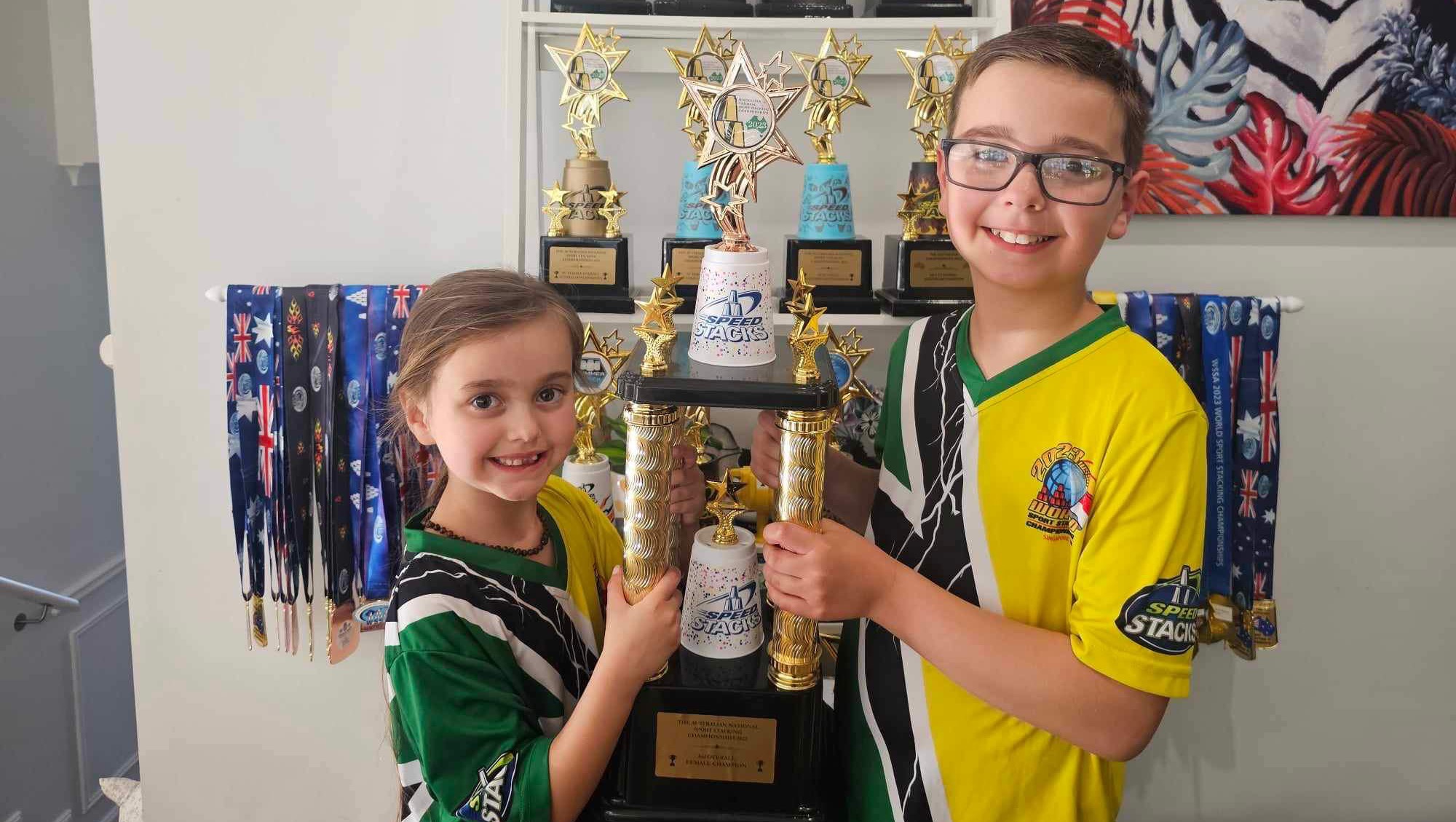 Fundraiser by Donna Briggs-Wilson : Get Theo&Ruby to World Sport Stacking Championship