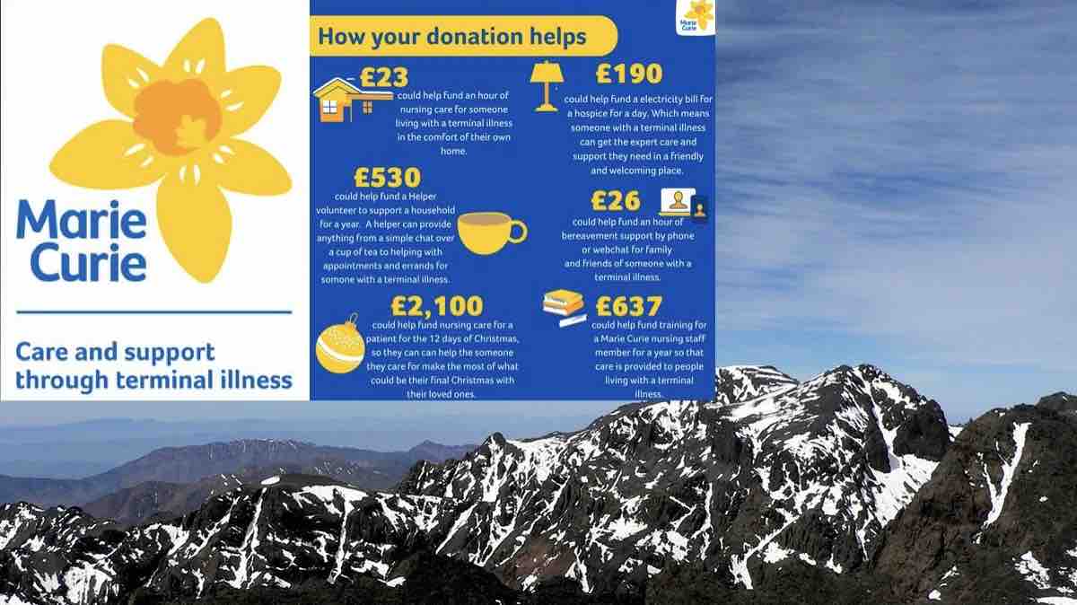 Fundraiser by Fayyaz Ahmed : High Atlas Mountains Trek - Marie Curie ...
