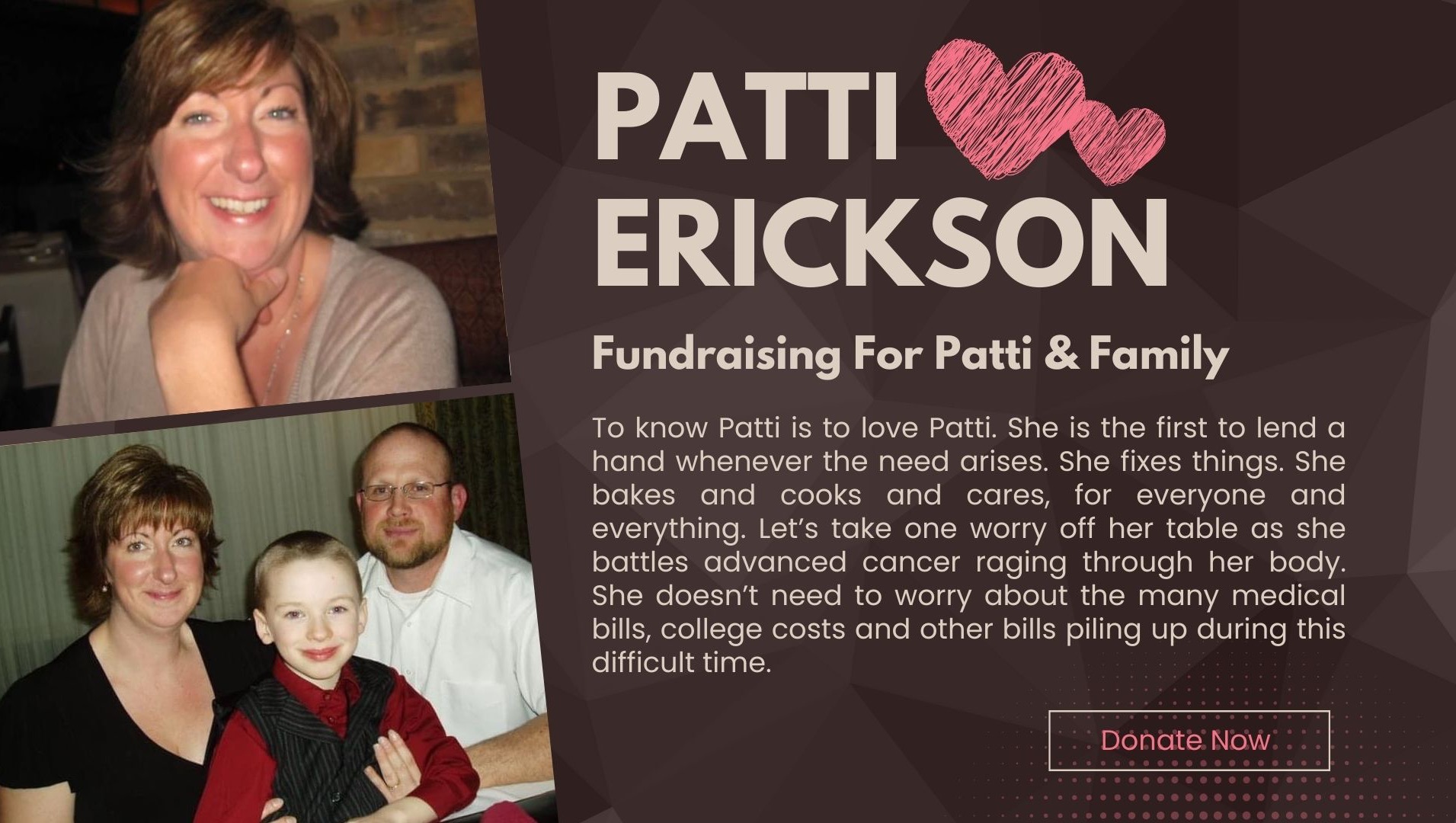 Fundraiser for Patricia Erickson by Allyssa DelPiano : Let’s Help Patti ...