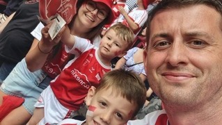 Fundraiser for Craig Eskrett by Joe Aldous : Craig and Family