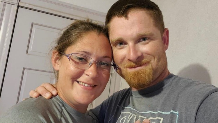 Fundraiser for Kate Ames by Ally Dow : Justin and Kate with medical bills