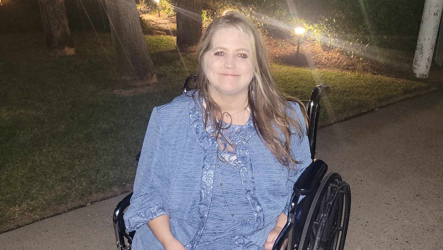 Fundraiser for Joseph Heltz by Robin Green : Robin's electric wheelchair