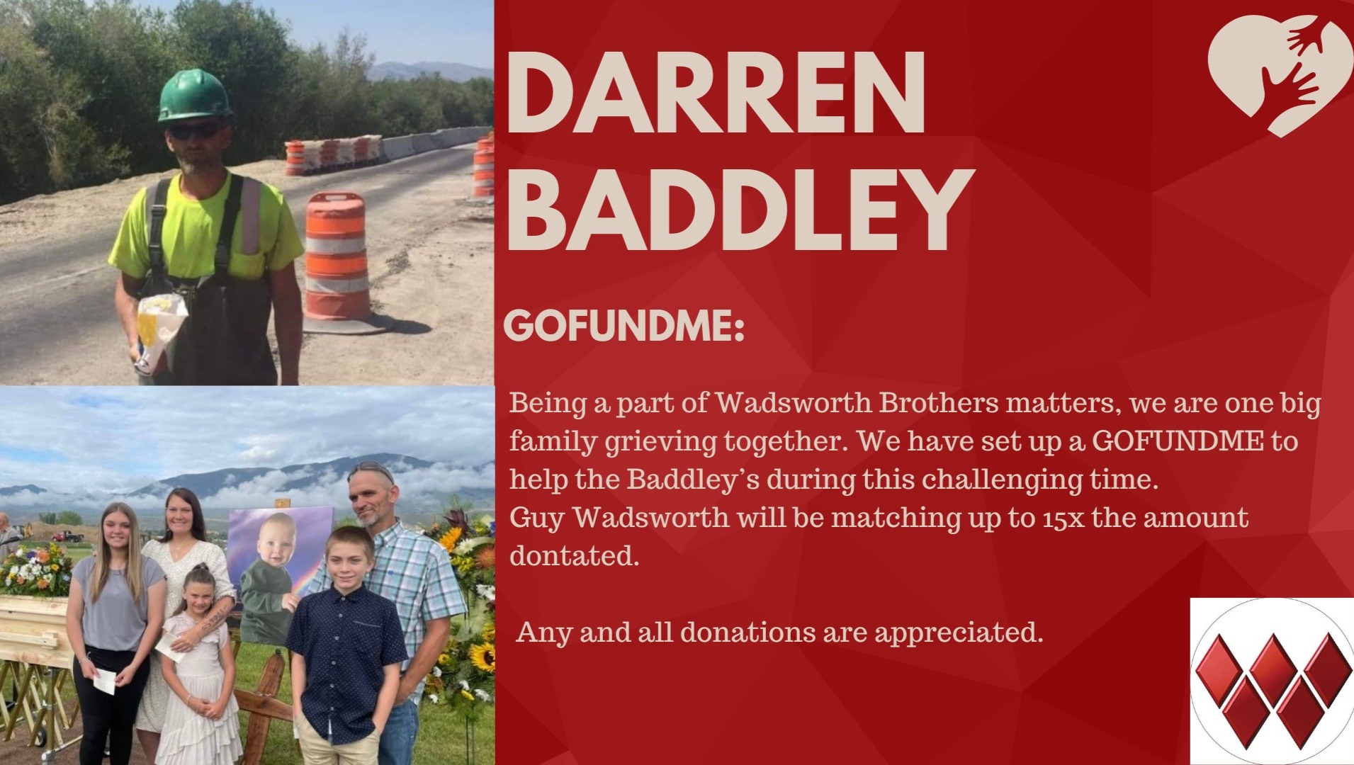 Fundraiser by Lori Wadsworth : Help the Baddley's Get a House