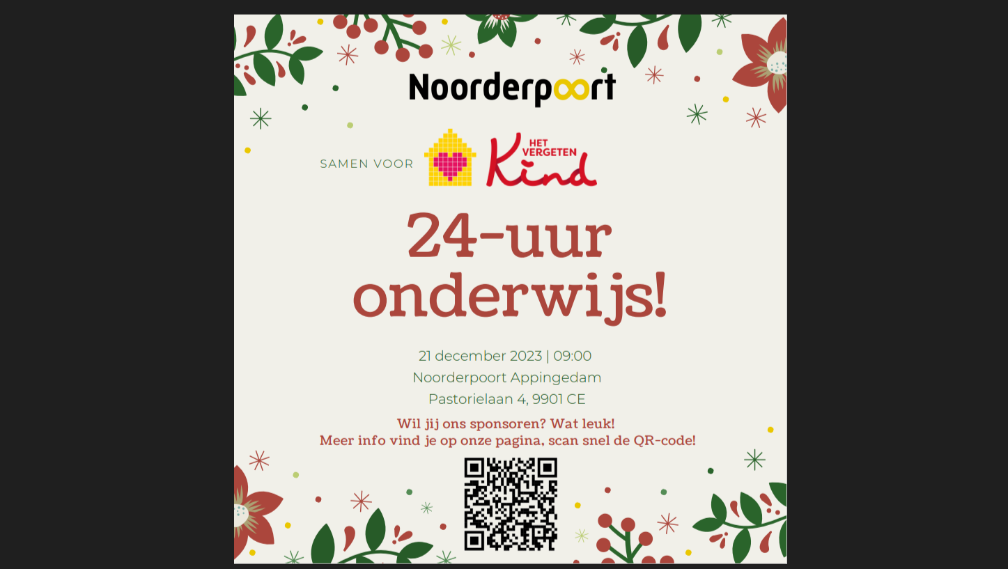 Fundraiser by Noortje Dam : 24 uur onderwijs voor Stichting Het ...