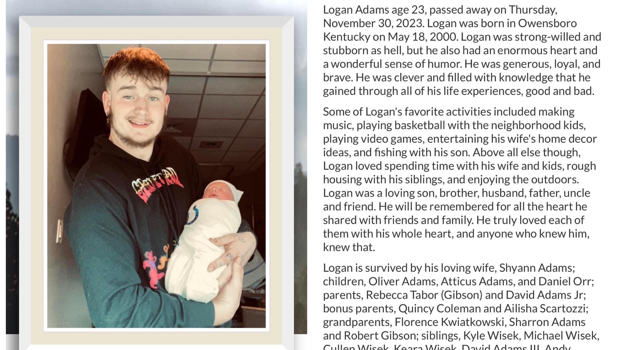 Fundraiser by Quincy Coleman : Logan Adams