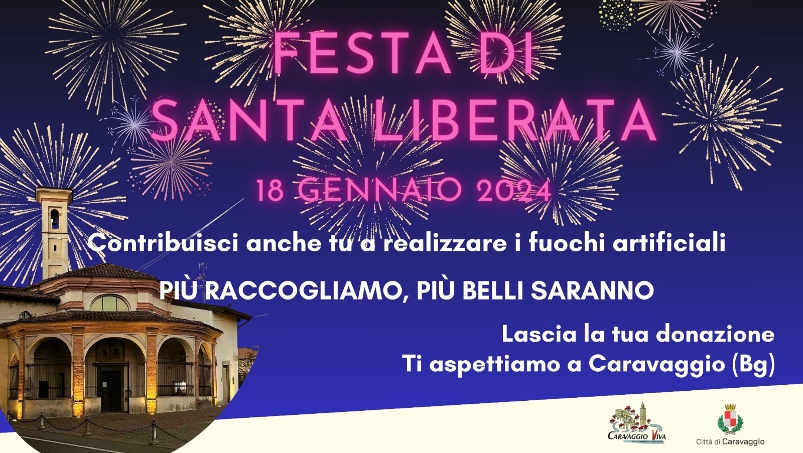 Fundraiser by Caravaggio Viva : Festa di Santa Liberata