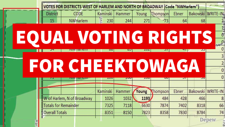 Fundraiser by Kenneth Young : Equal Voting Rights for Cheektowaga