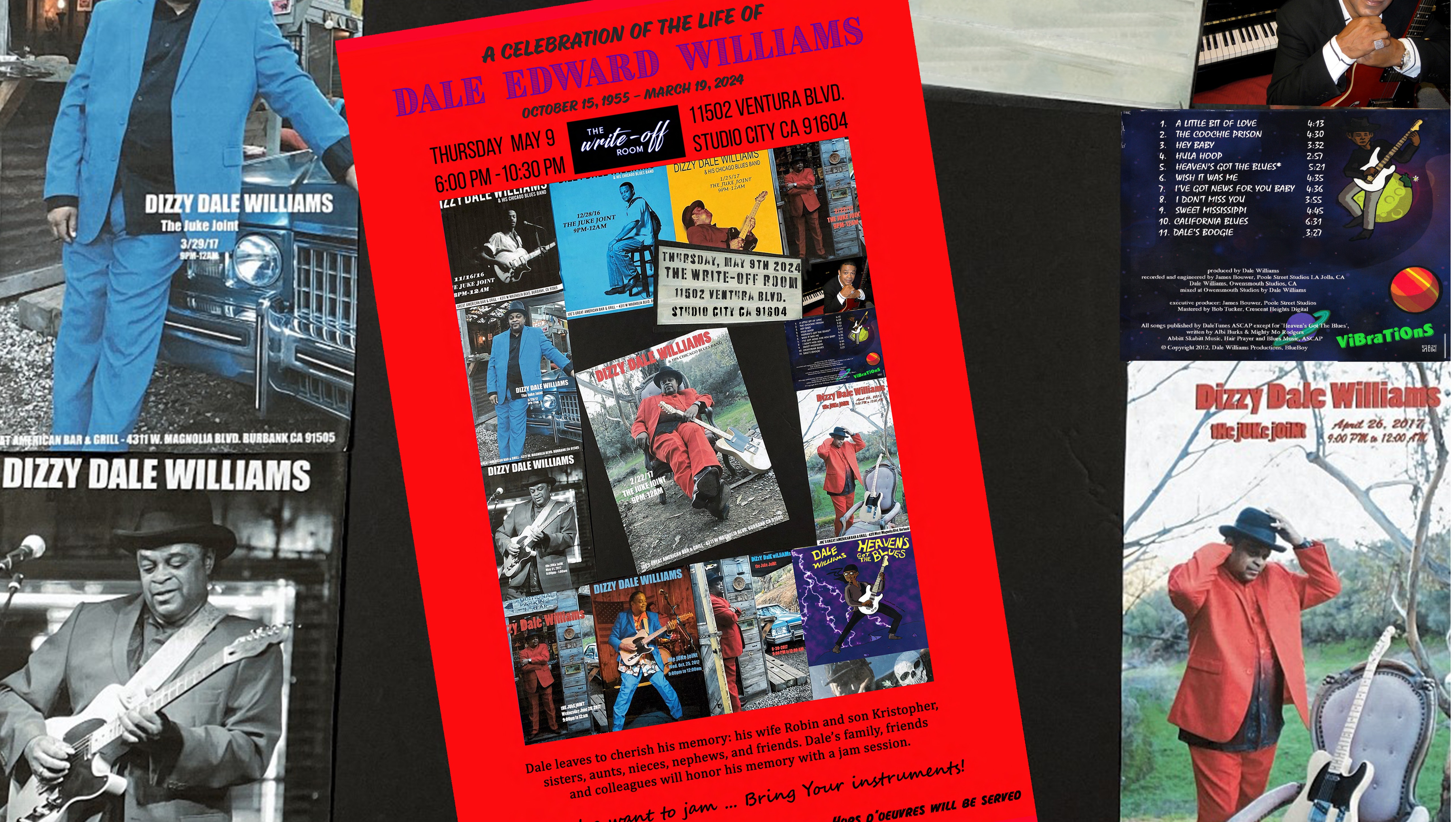 Fundraiser for Dale Williams by Eric Allard : Dizzy Dale Williams R.I.P.