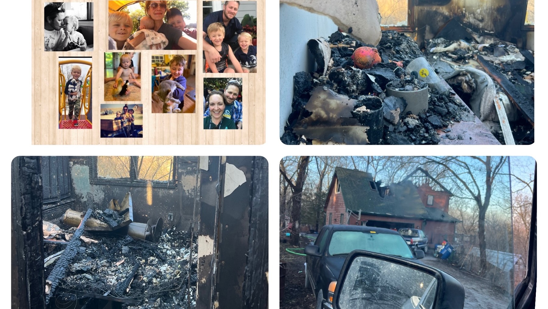 Fundraiser for Tim Grace by Thuy Soldner : Family Home Destroyed by Fire