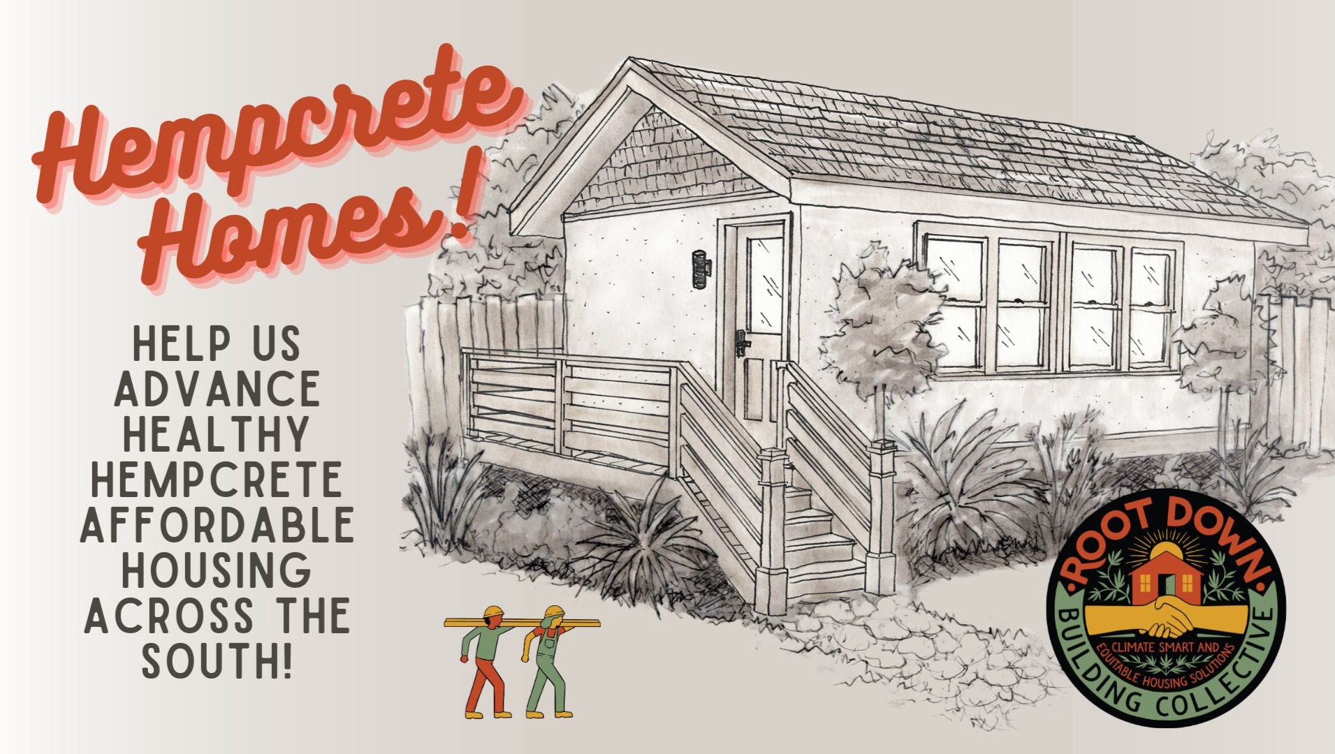 Fundraiser by Root Down Building Collective : Help Advance Healthy Hempcrete Affordable Housing!