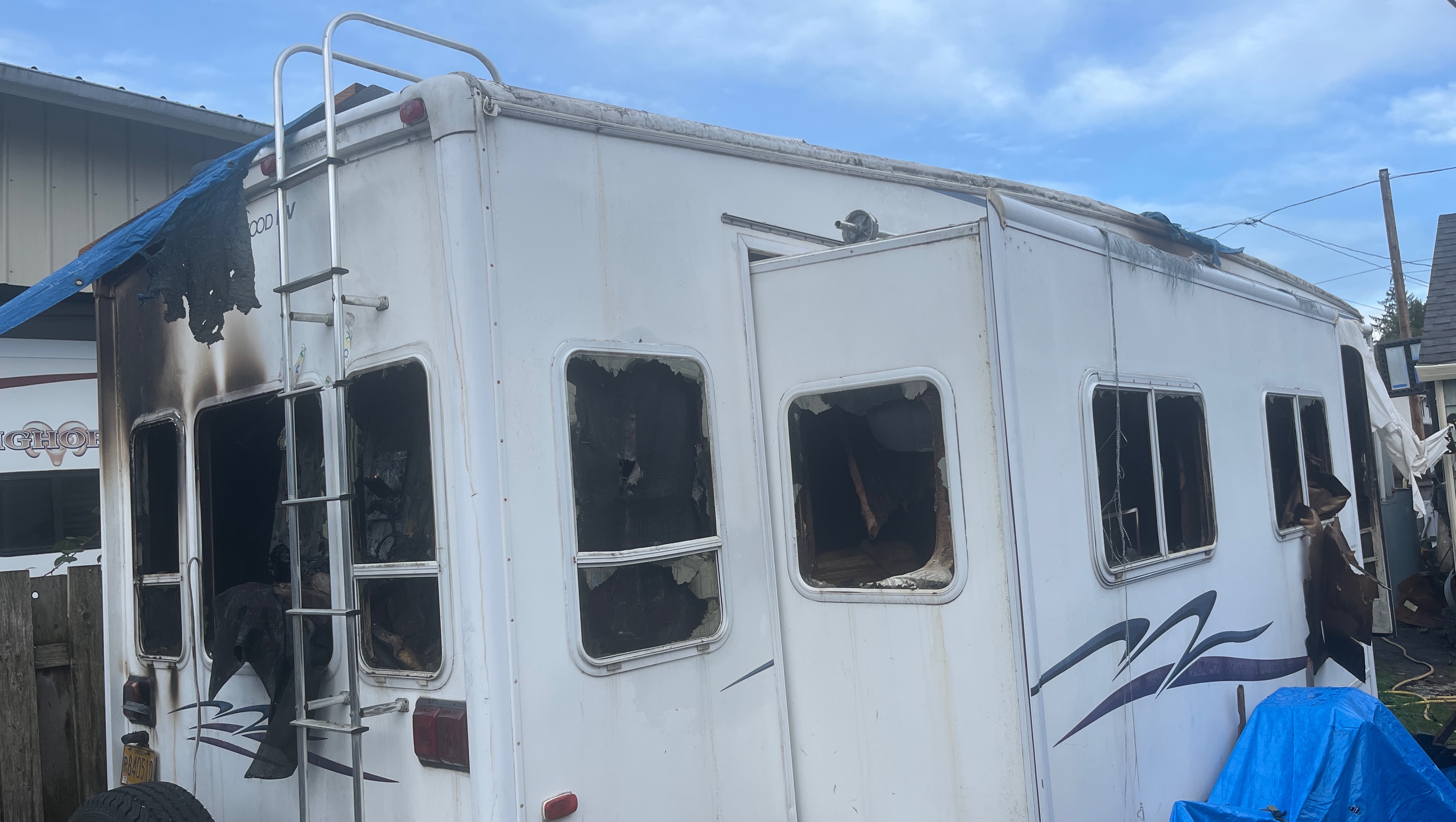 Fundraiser by Christopher Rugg : Trailer fire took everything even my dog