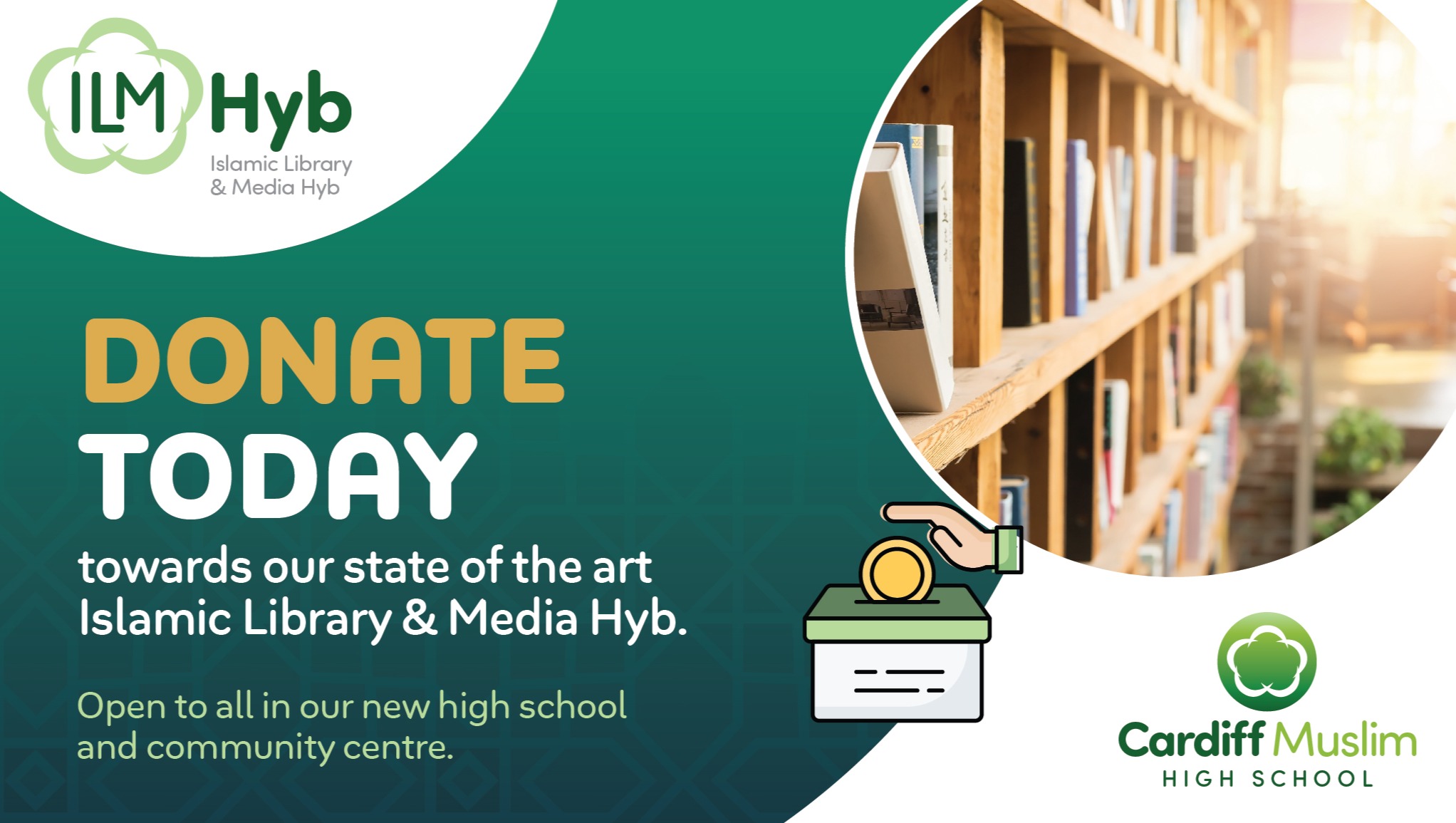 Fundraiser by ILM Schools : ILM Hyb - Islamic Library & Media Hyb