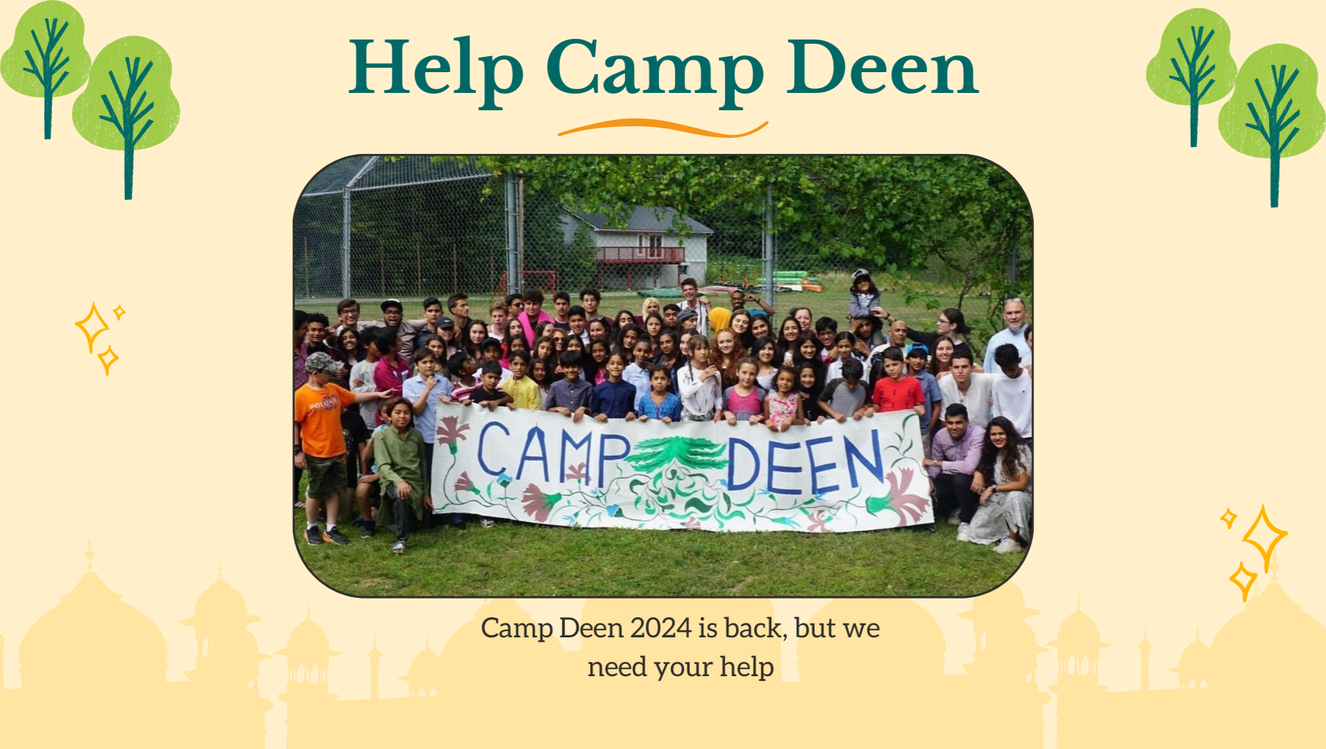 Fundraiser by Nimet Gato : Help Camp Deen 2024