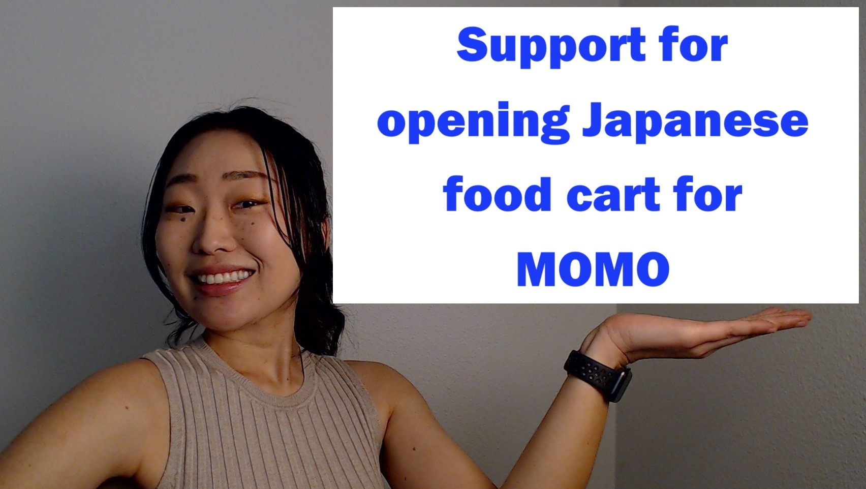 Fundraiser by Momoko Abe : Support for opening Japanese food cart for MOMO