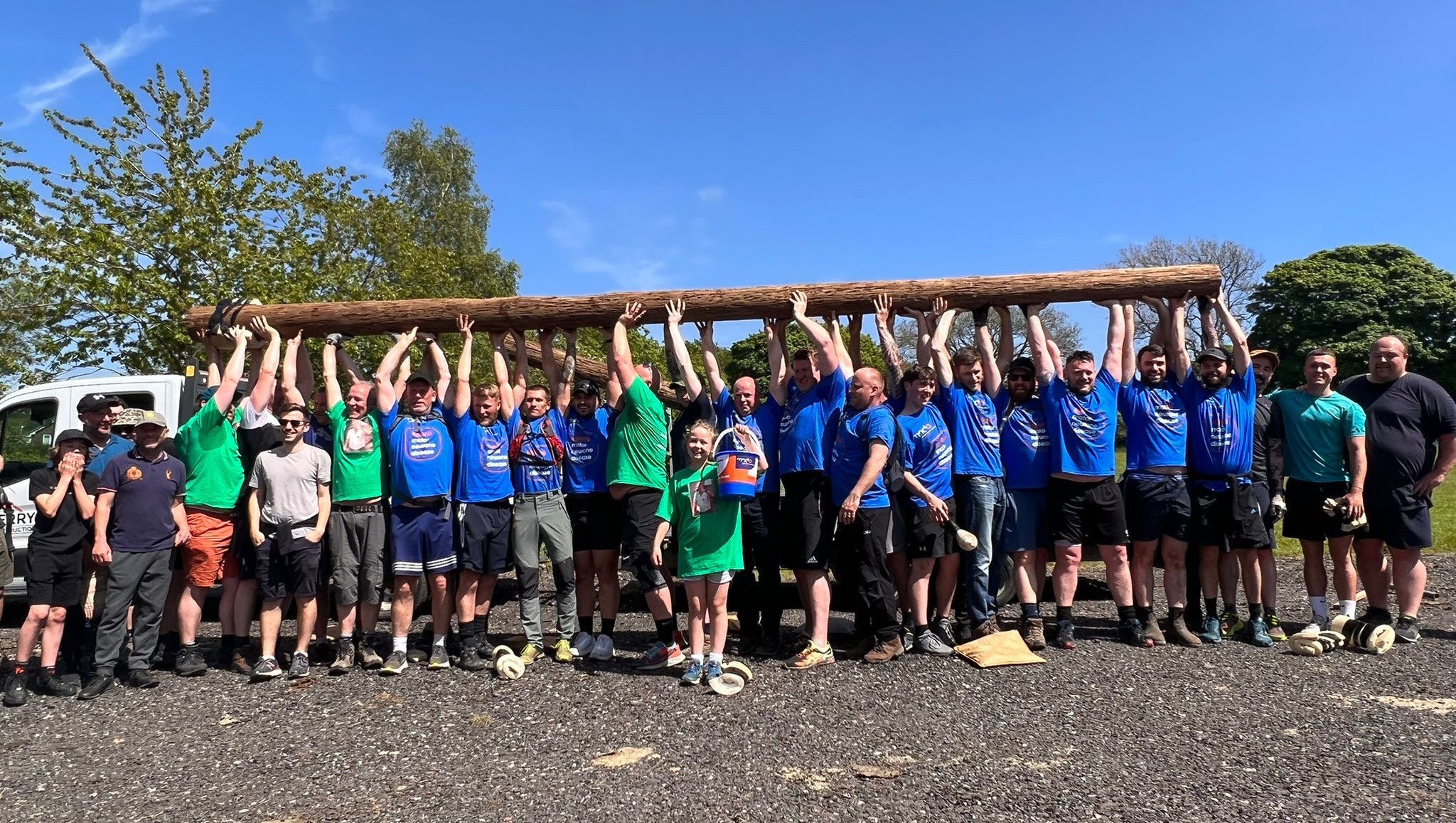 Fundraiser by James Berry : Pole carry take 2 please support us over 7km