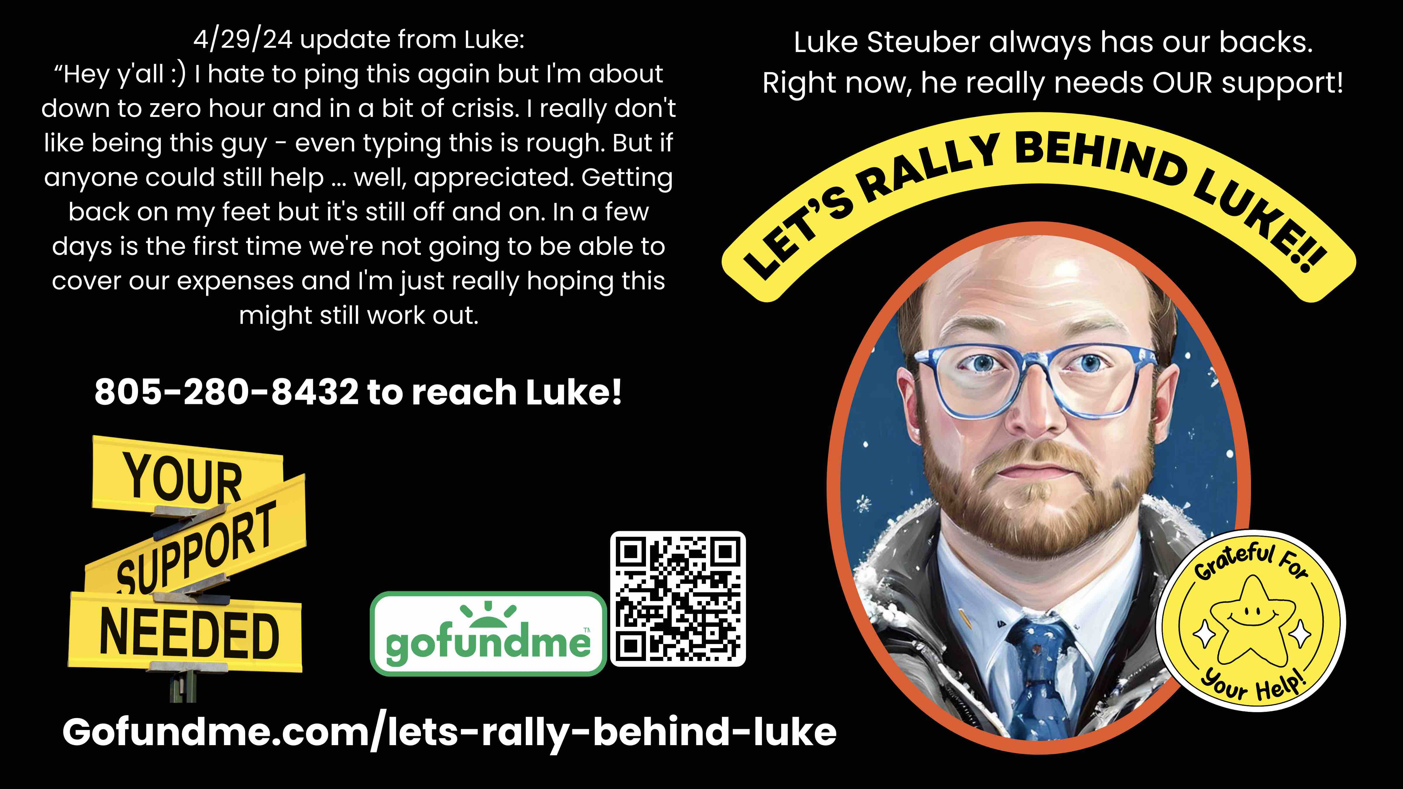 Fundraiser by Lauren Enders : Let’s Rally Behind Lucas “Luke” Steuber.