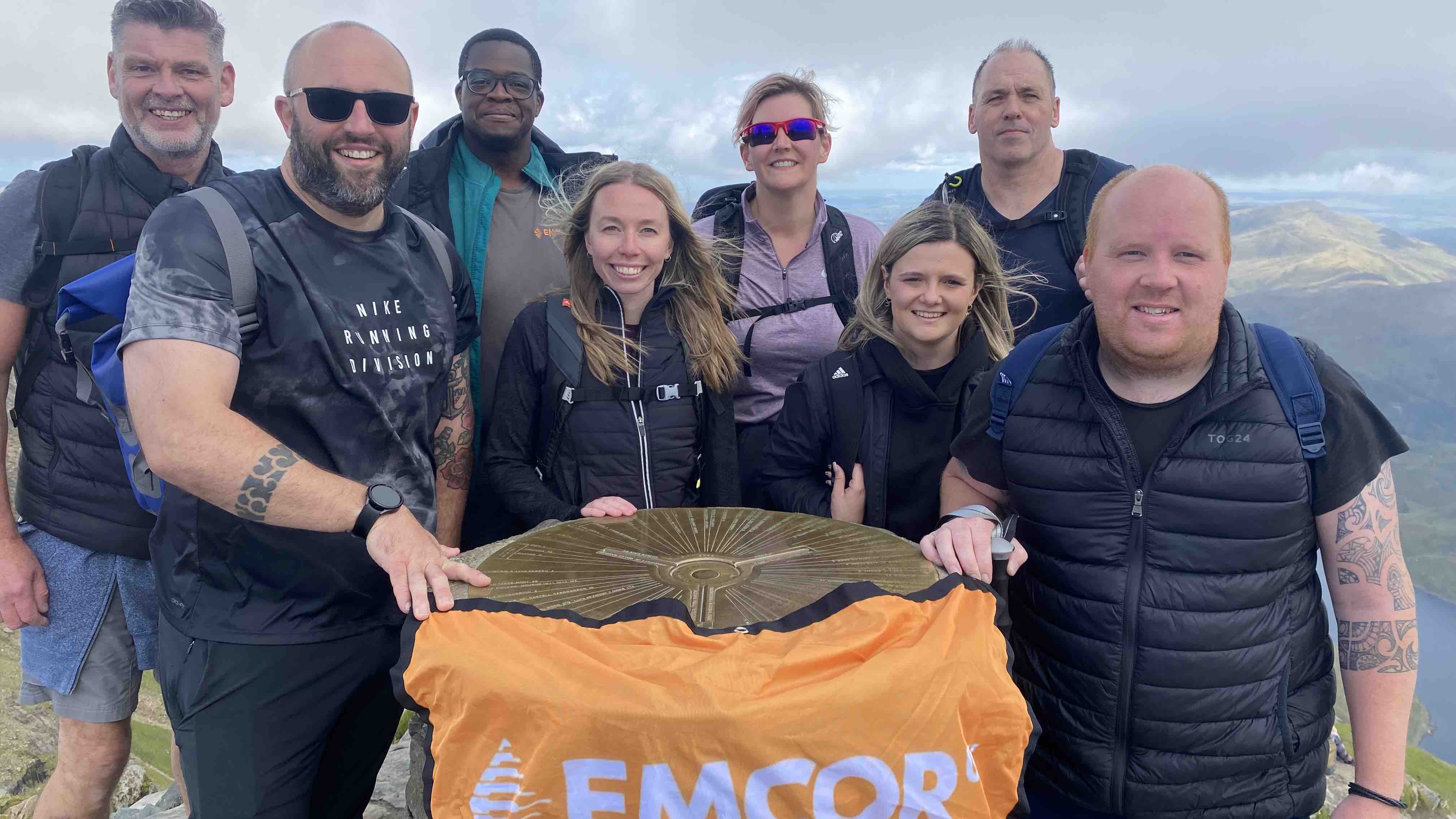 Fundraiser by Jenny Bilson : EMCOR team hiking Mount Snowdon