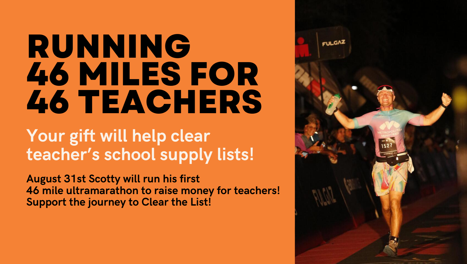 Fundraiser by Scott Tavlin : Scott's 46 Miles for 46 Teachers!