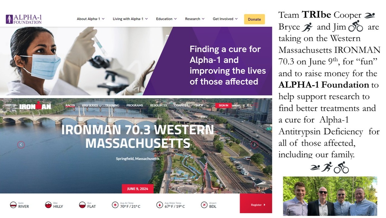 Fundraiser by James Castellone : Western Mass IRONMAN Support Alpha-1