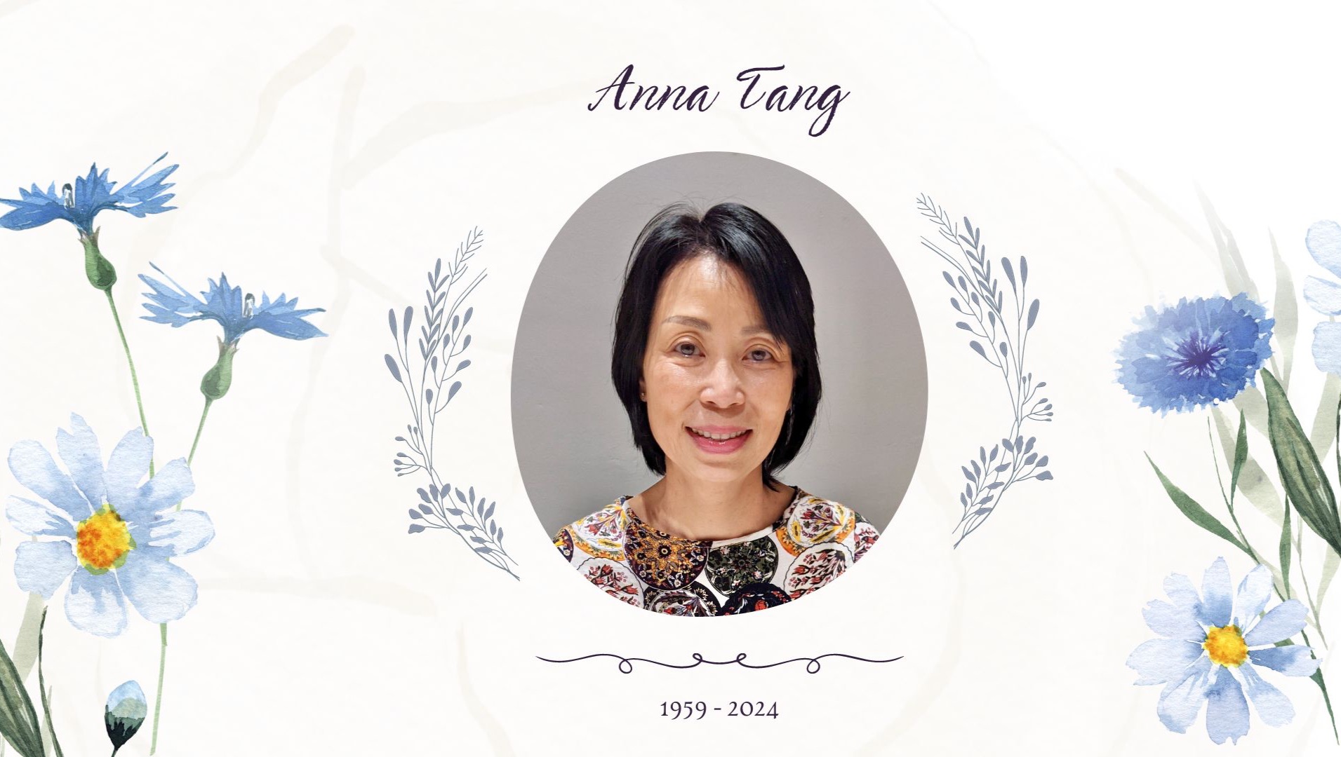 Fundraiser by James Tong : In Loving Memory of Anna Tang - Donate to ...