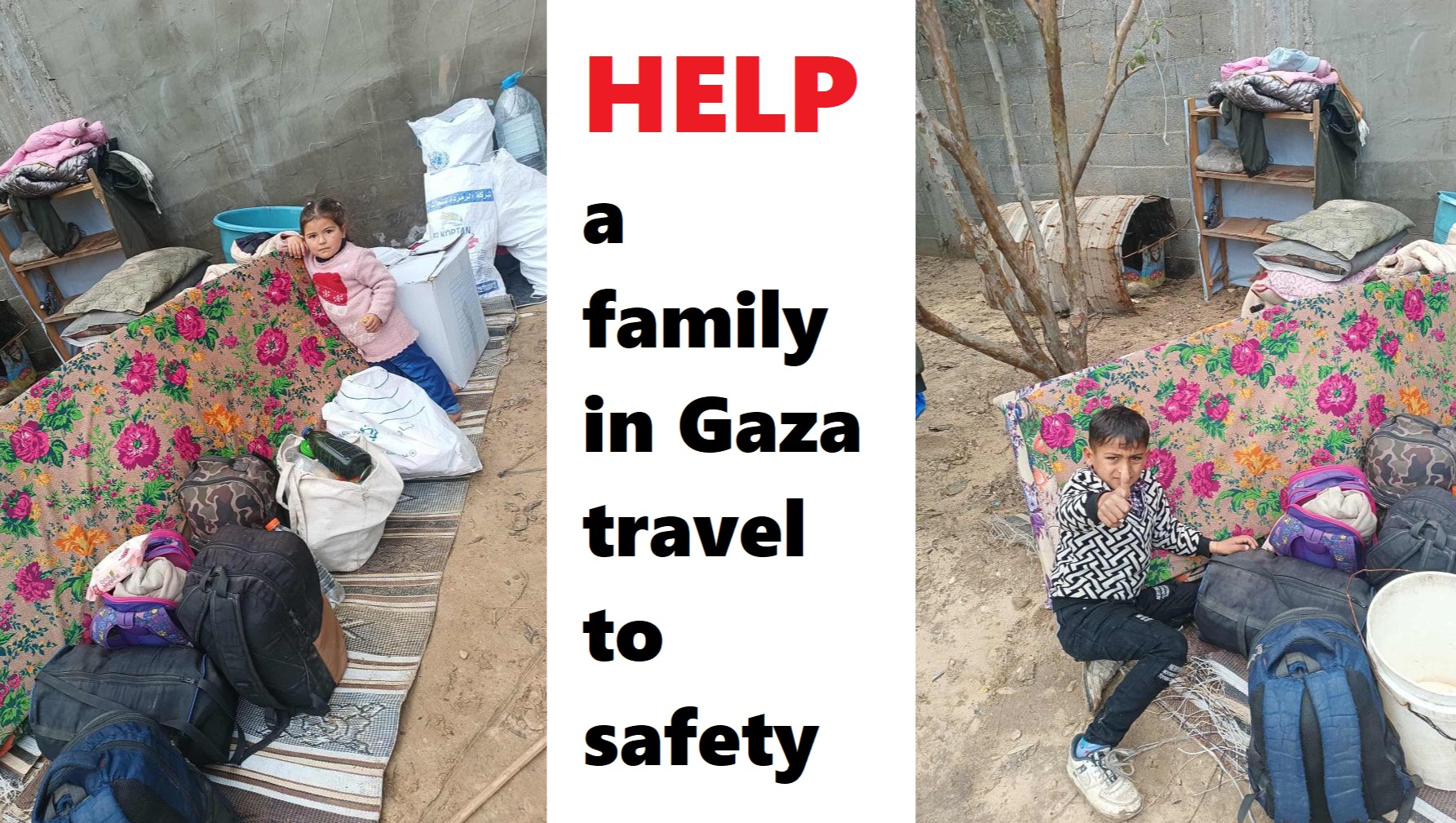 Fundraiser by Richard Fletcher : Help a family in Gaza travel to safety
